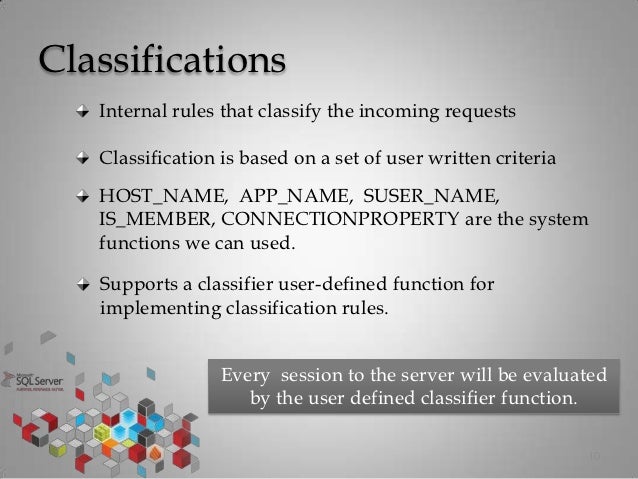 Critical system resource consumption with resource governor