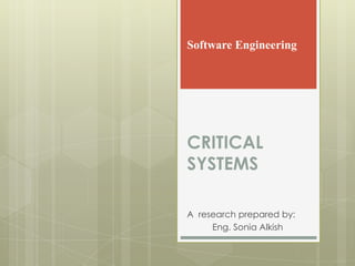 Critical systems | PPSX