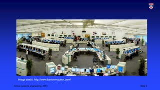 Critical systems engineering | PPT