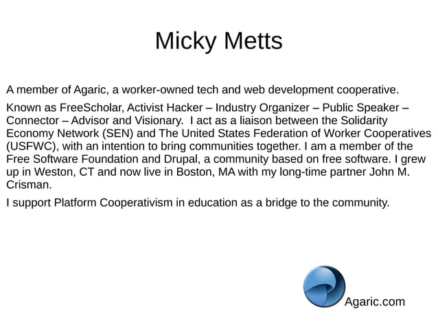 Platform Cooperatives - connecting schools and communities | ODP