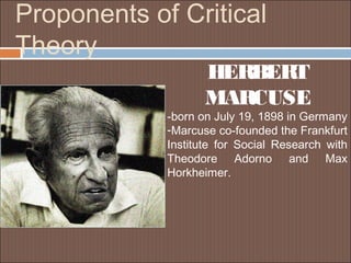 Critical theory | PPT