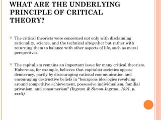 criticaltheory criticaltheorycriticaltheorycriticaltheory | PPT