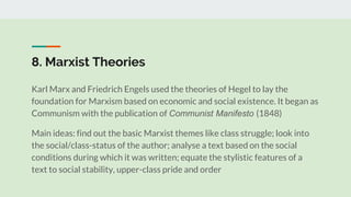 Critical theory basics | PPTX