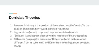 Critical theory basics | PPTX