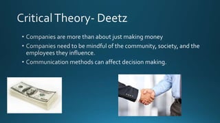 Critical theory presentation | PPTX