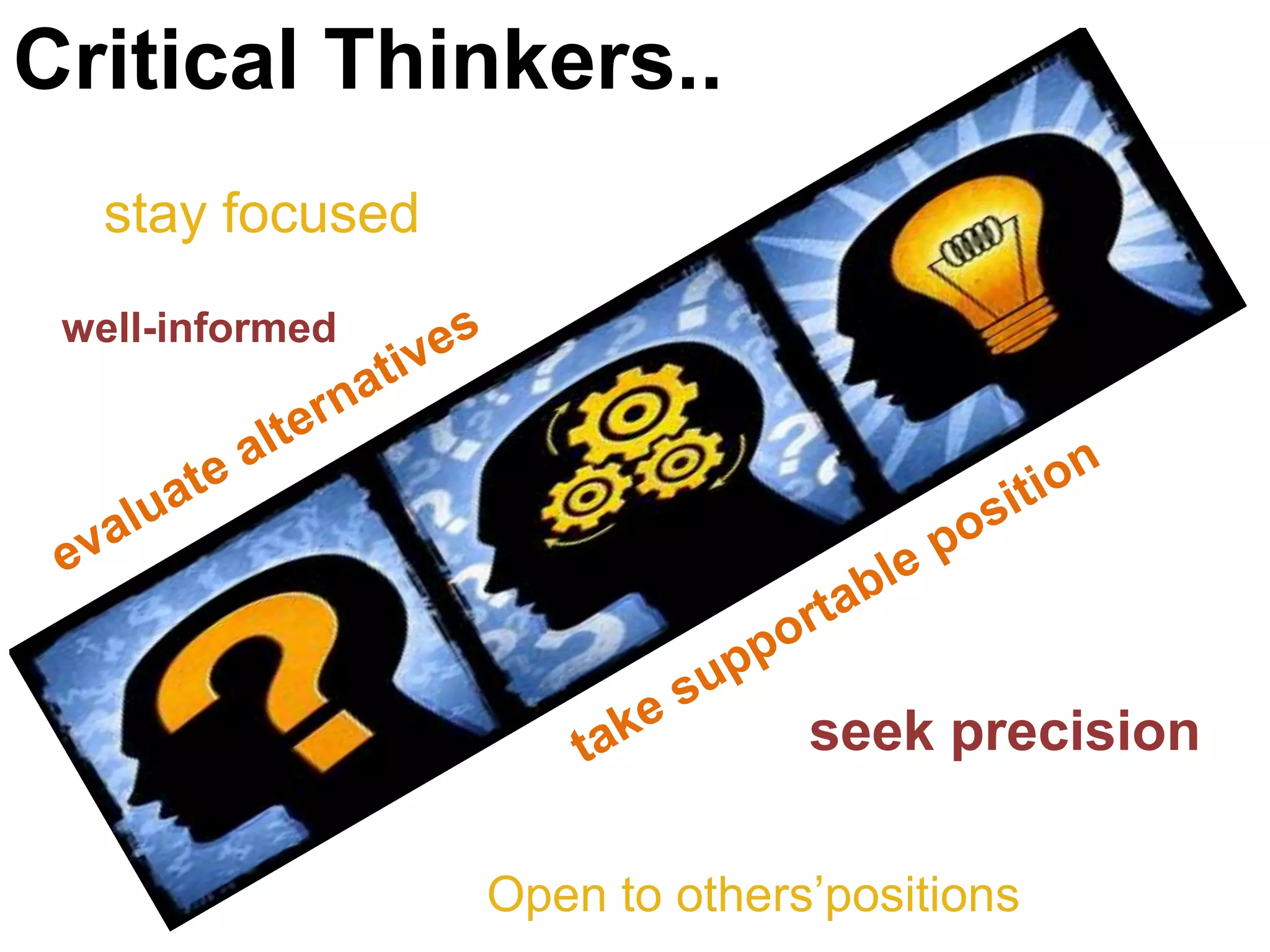 Critical thinking | PPT