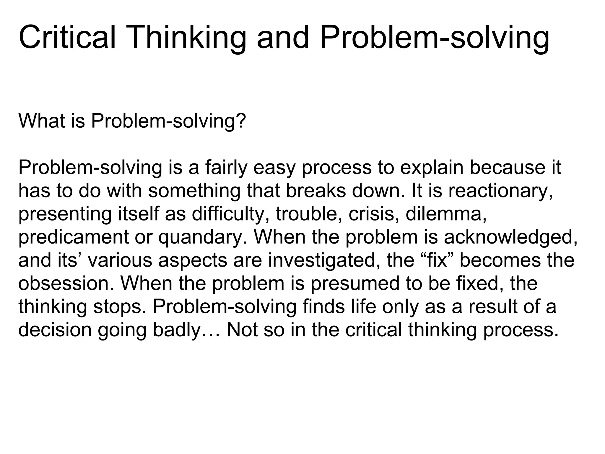 Critical Thinking | PDF
