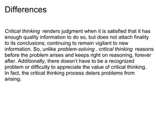Critical Thinking | PDF