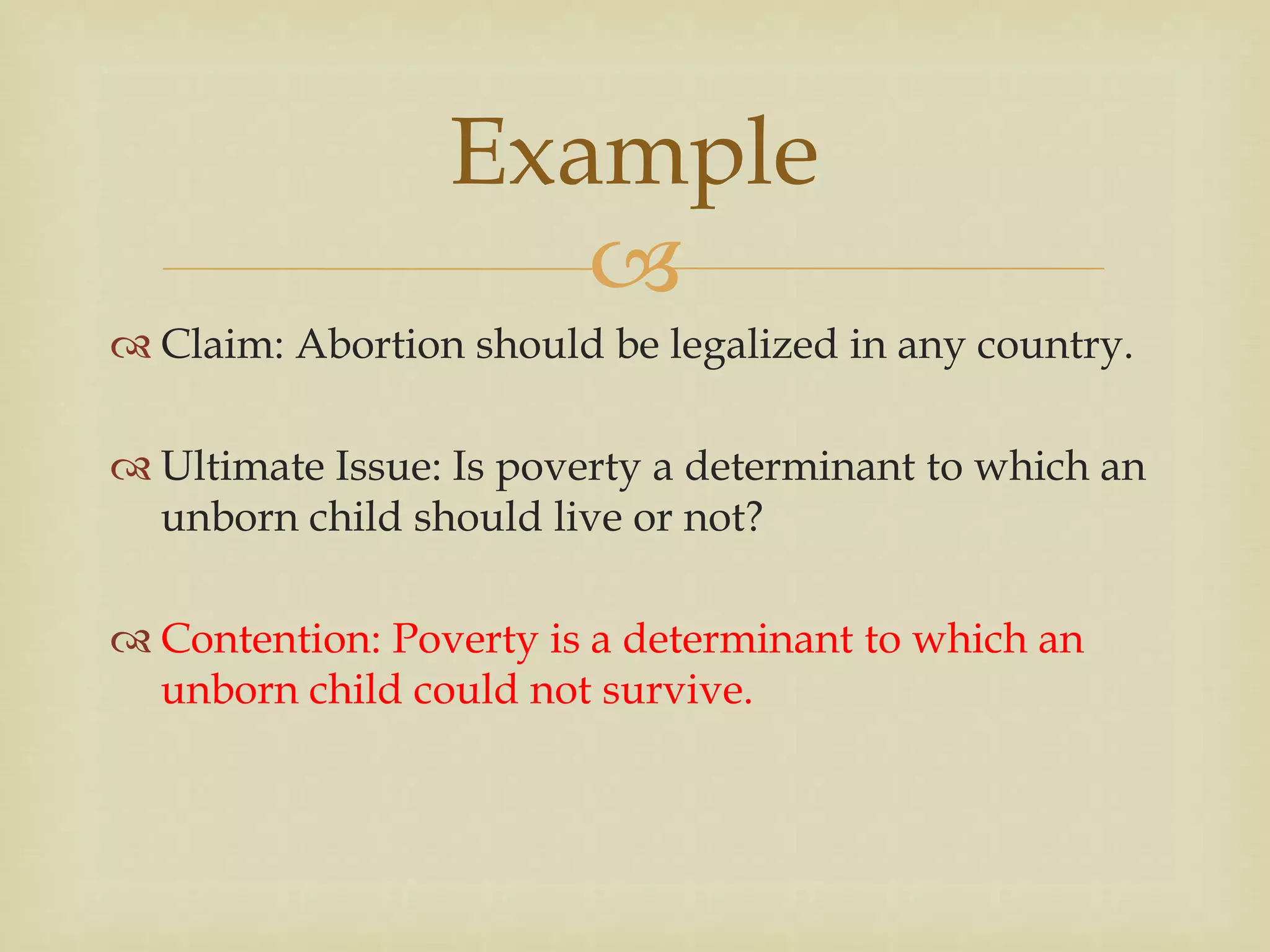 Issues, Analysis and Contentions | PPTX