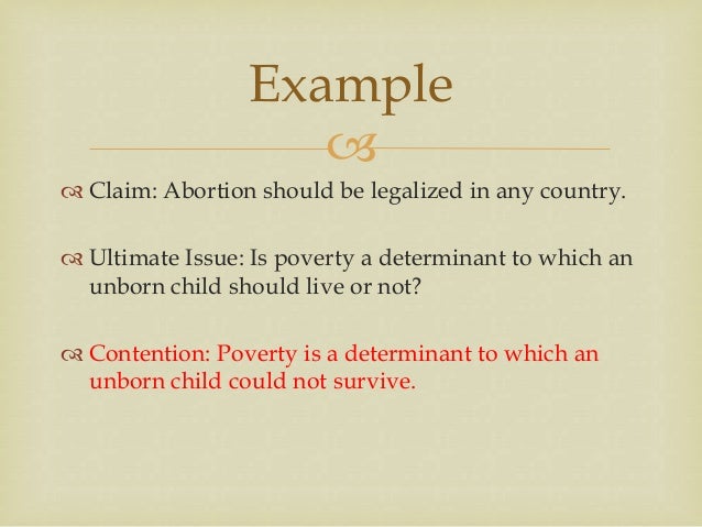 Issues Analysis And Contentions