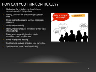 Critical thinking | PPT | Educational Assessment | Education