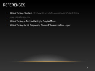 Critical thinking | PPT