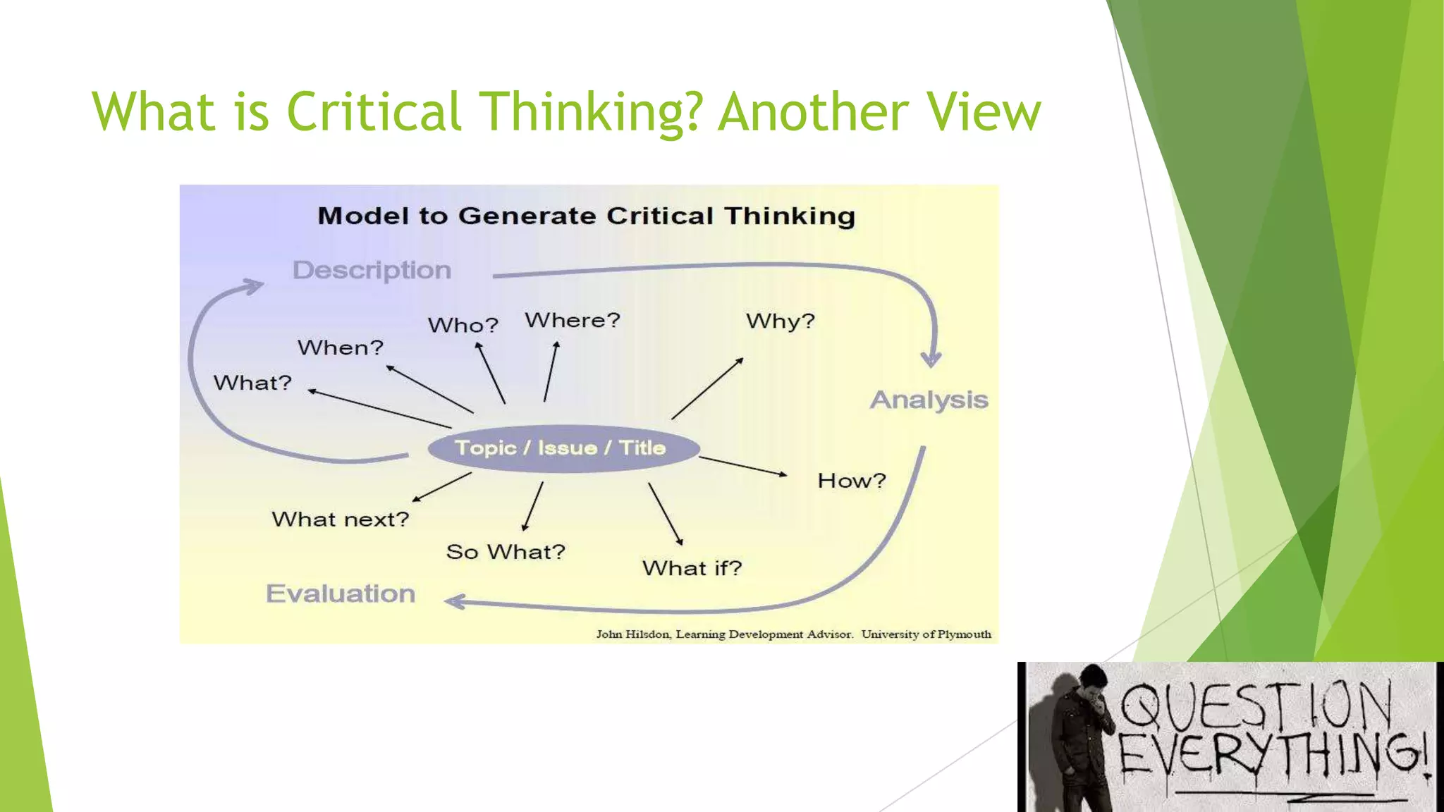 The Art of Critical thinking | PPTX