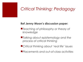 Critical Thinking | PPT
