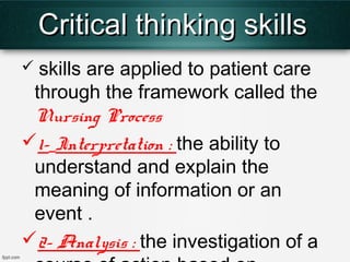 Critical thinking | PPT