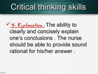 Critical thinking | PPT