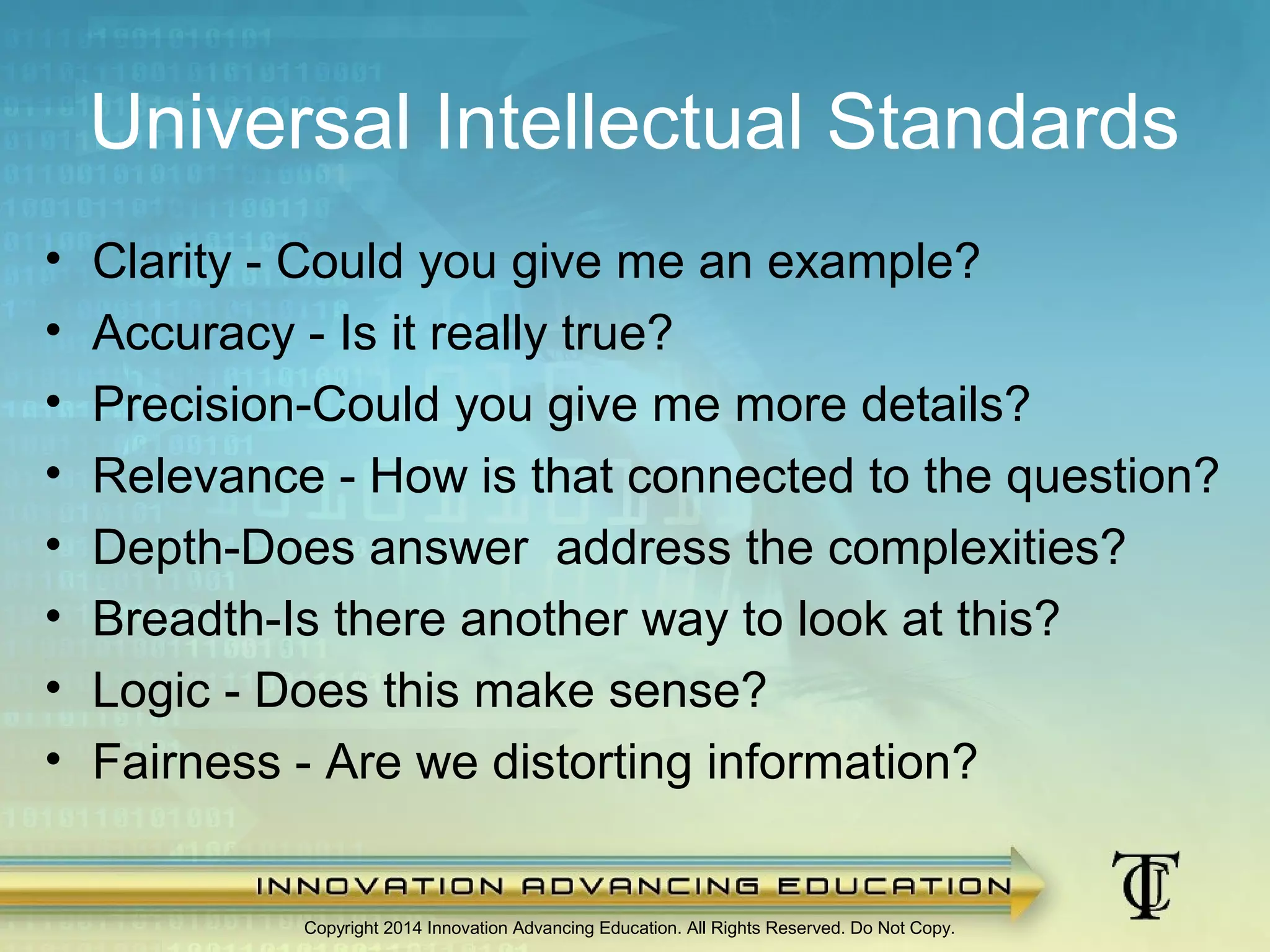Critical Thinking | PPT