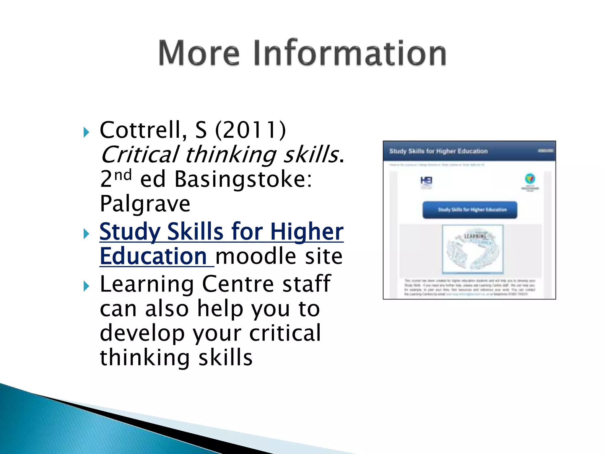 Critical thinking | PPTX