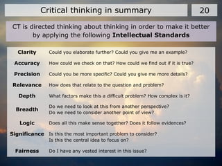 Critical thinking | PDF
