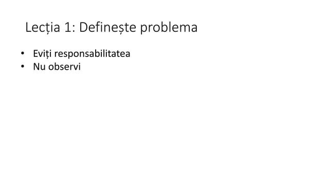 Gandire critica in 20 de minute pe zi | PPT