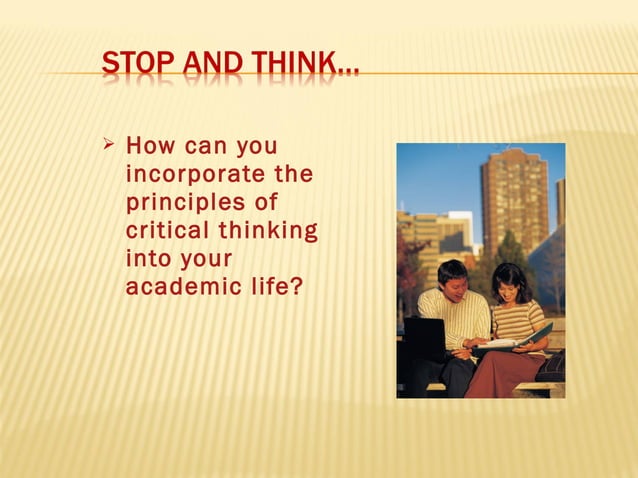 Critical thinking ... | PPT | Educational Assessment | Education