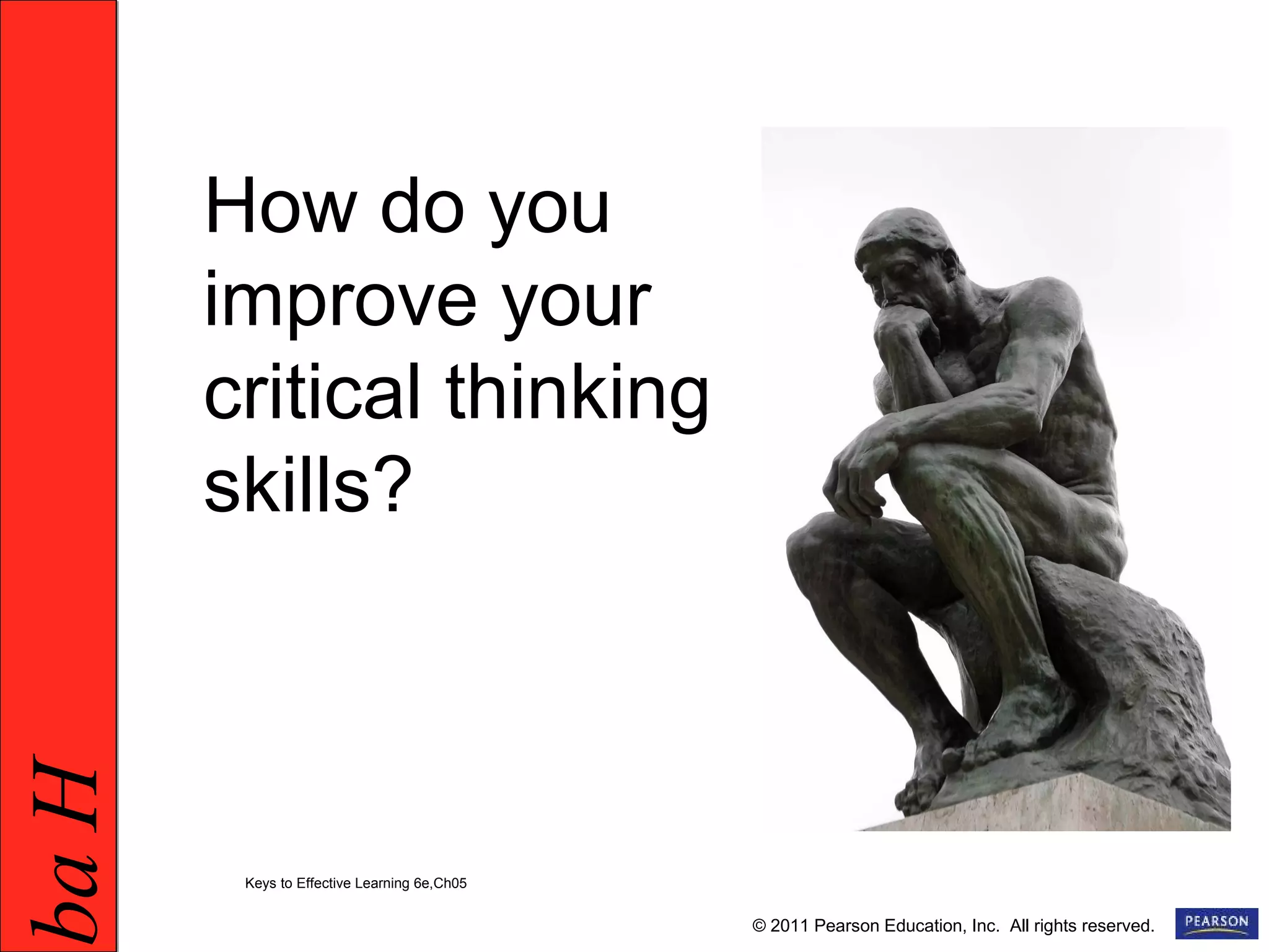 Critical thinking | PPT
