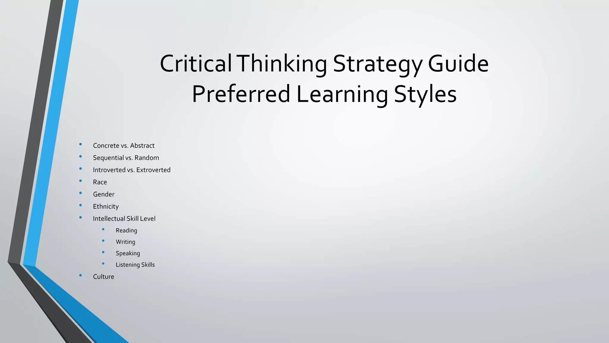 Critical thinking | PPT