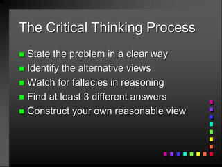 CREATIVE THINKING - Critical Thinking | PPTX