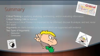 Critical Thinking | PPTX