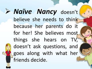 Critical Thinking with Children | PPTX