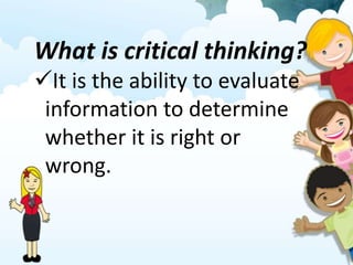 Critical Thinking Children