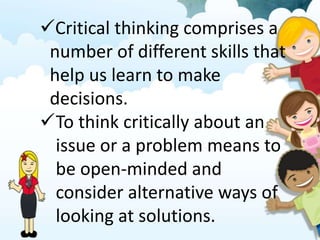 Kids Critical Thinking