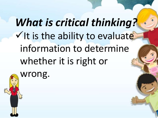 Critical Thinking with Children