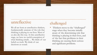 Critical thinking | PPT