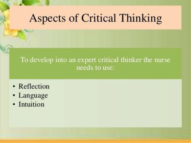 Critical thinking | PPT