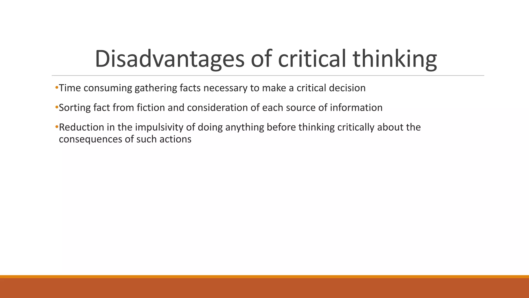 Critical thinking | PPTX