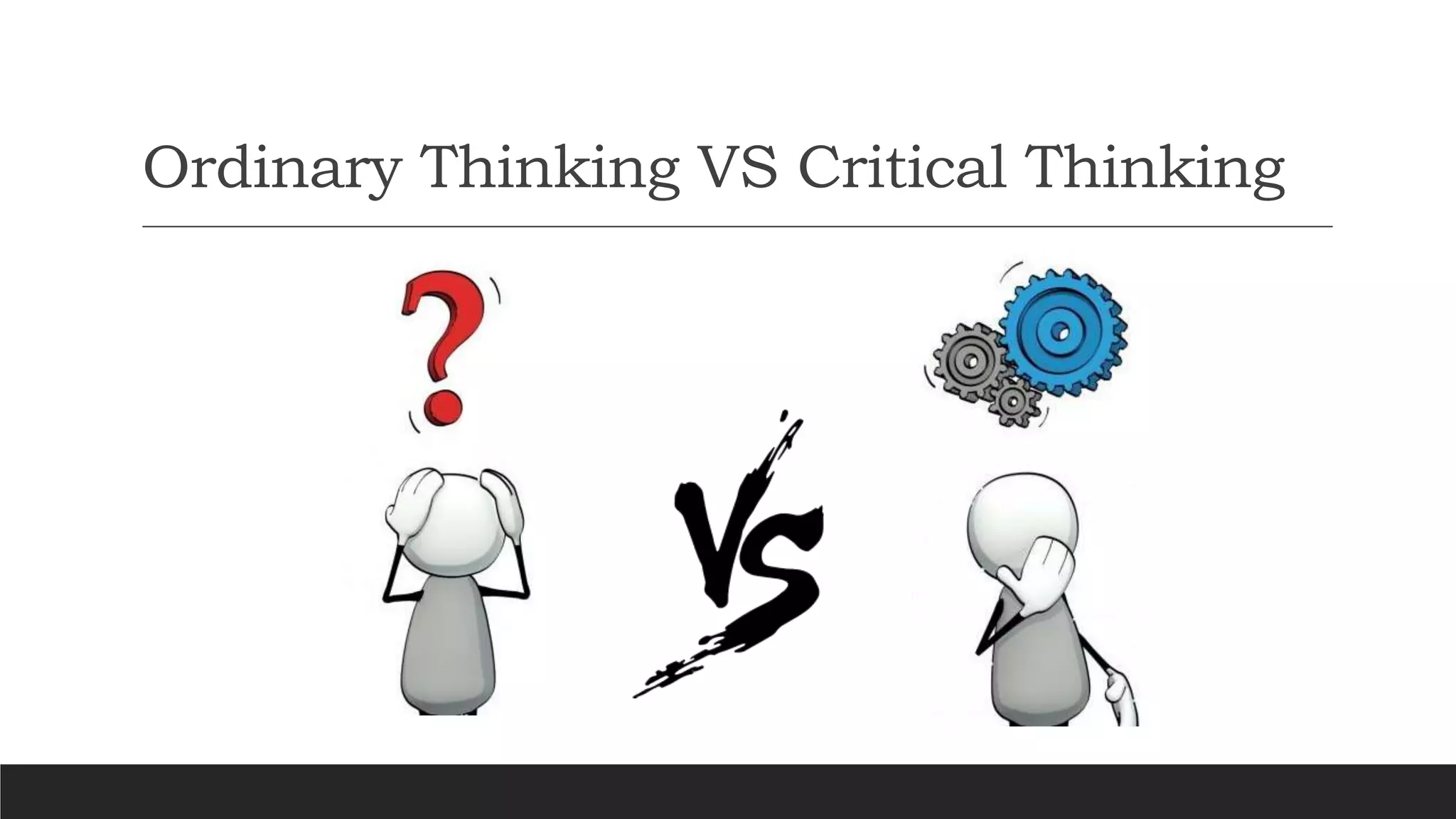 Critical thinking | PPTX