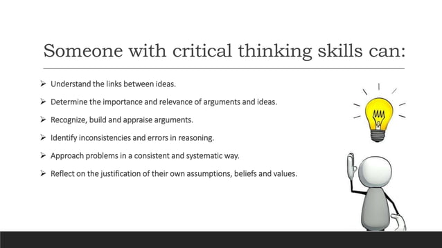 Critical thinking | PPT