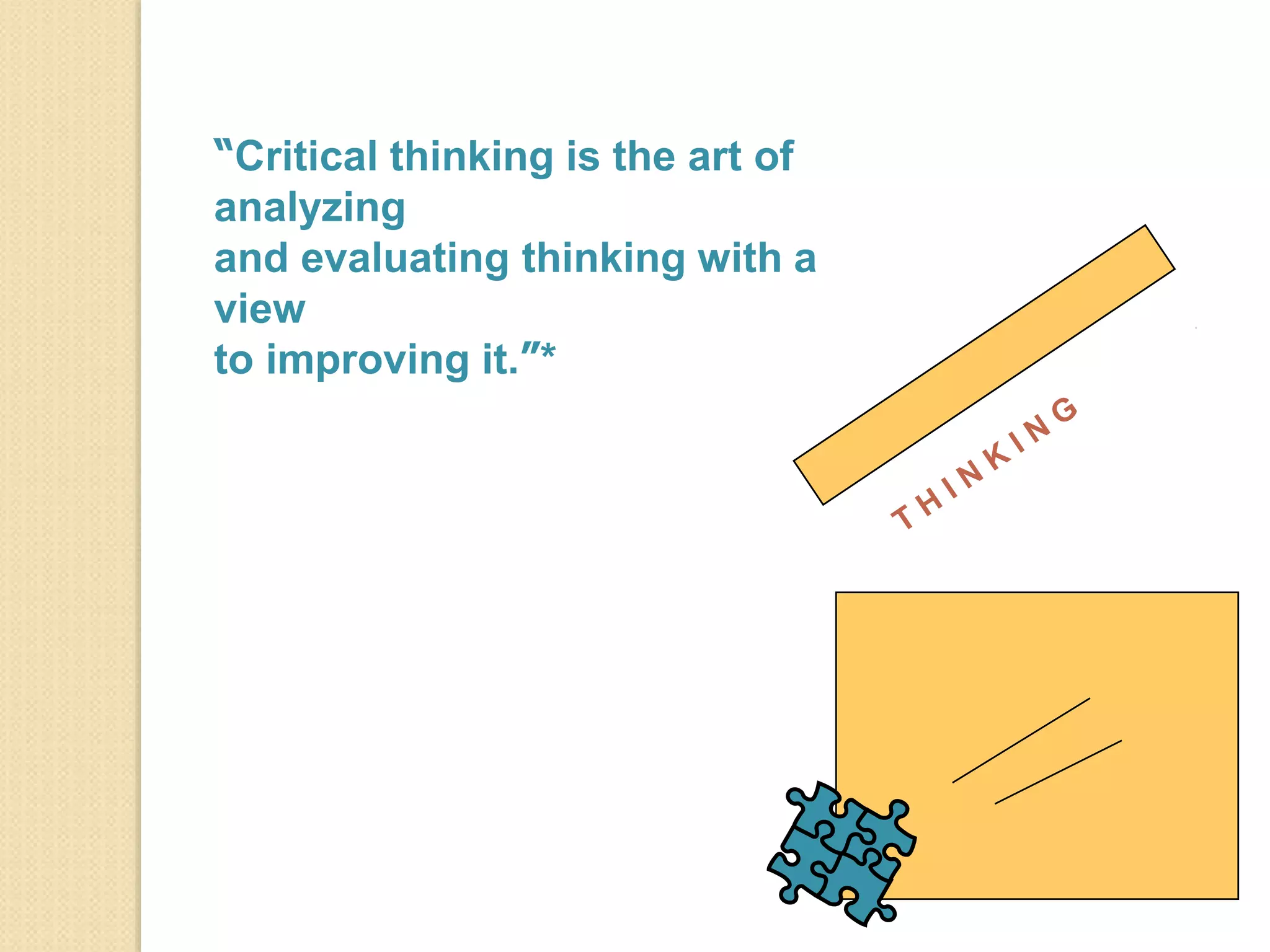 Critical Thinking | PPT