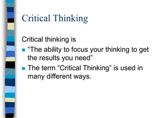 Critical Thinking.ppt