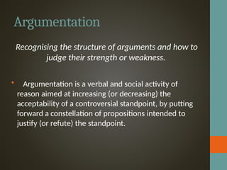 CriticalThinking.Importance of critical thinking | PPTX
