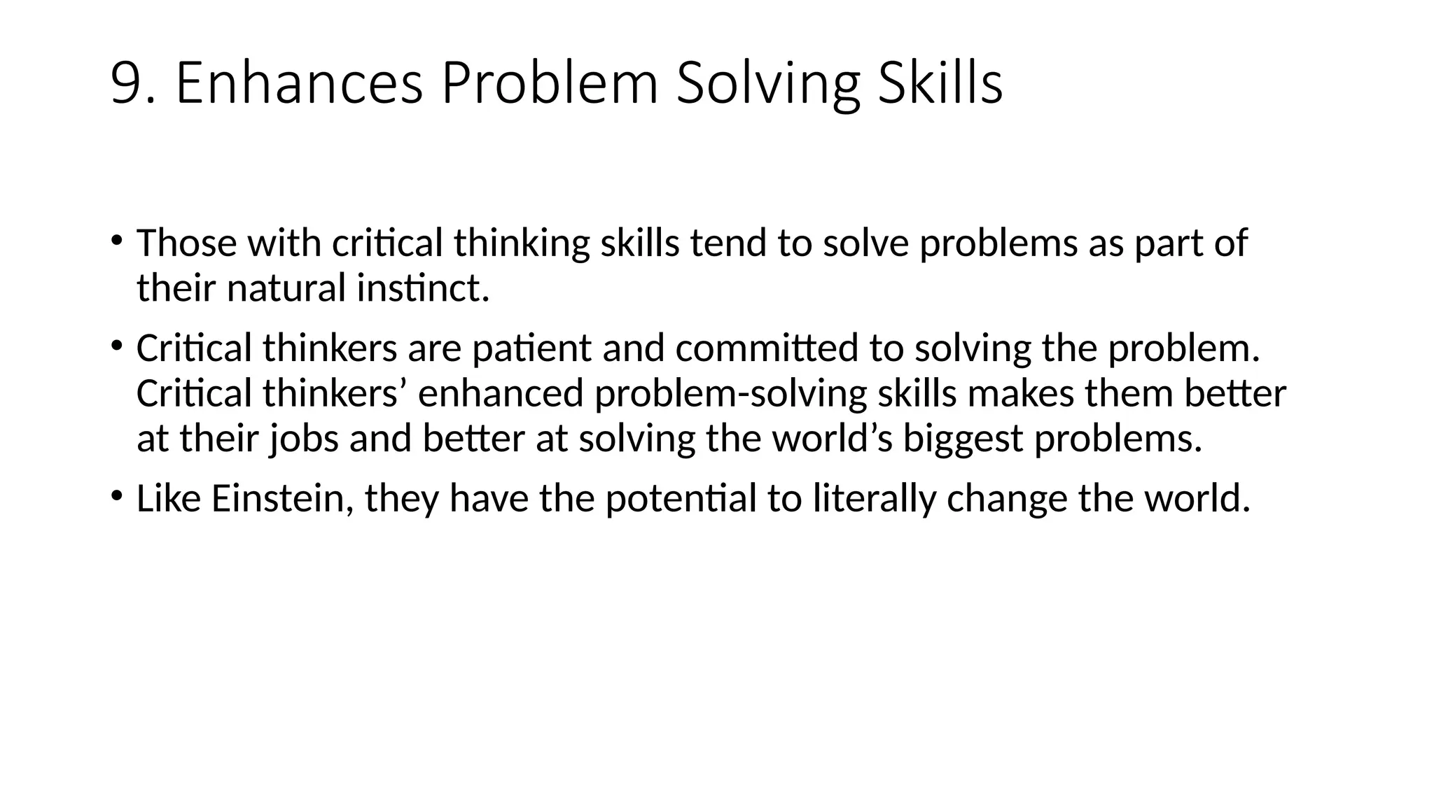 CRITICAL THINKING.pptx notes kmtc clinical medicine | PPTX
