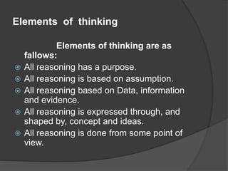 Critical Thinking | PPT