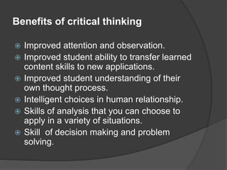 Critical Thinking | PPT