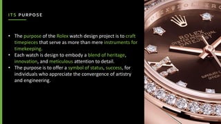 Rolex Watch - Design Decision Analysis. | PDF | Style & Fashion