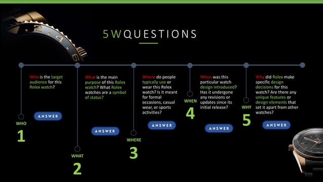 Rolex Watch - Design Decision Analysis. | PDF | Style & Fashion