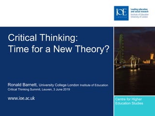 Critical Thinking: Time for a New Theory? | PPT
