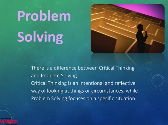 Critical Thinking and Problem Solving | PDF