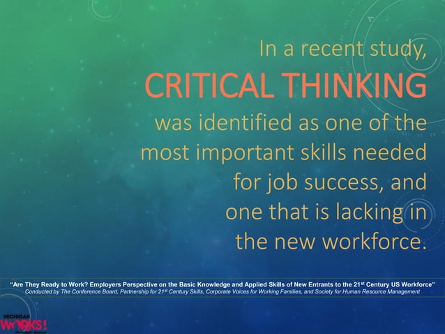 Critical Thinking and Problem Solving | PDF