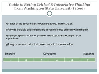 Critical thinking - Second class | PPT